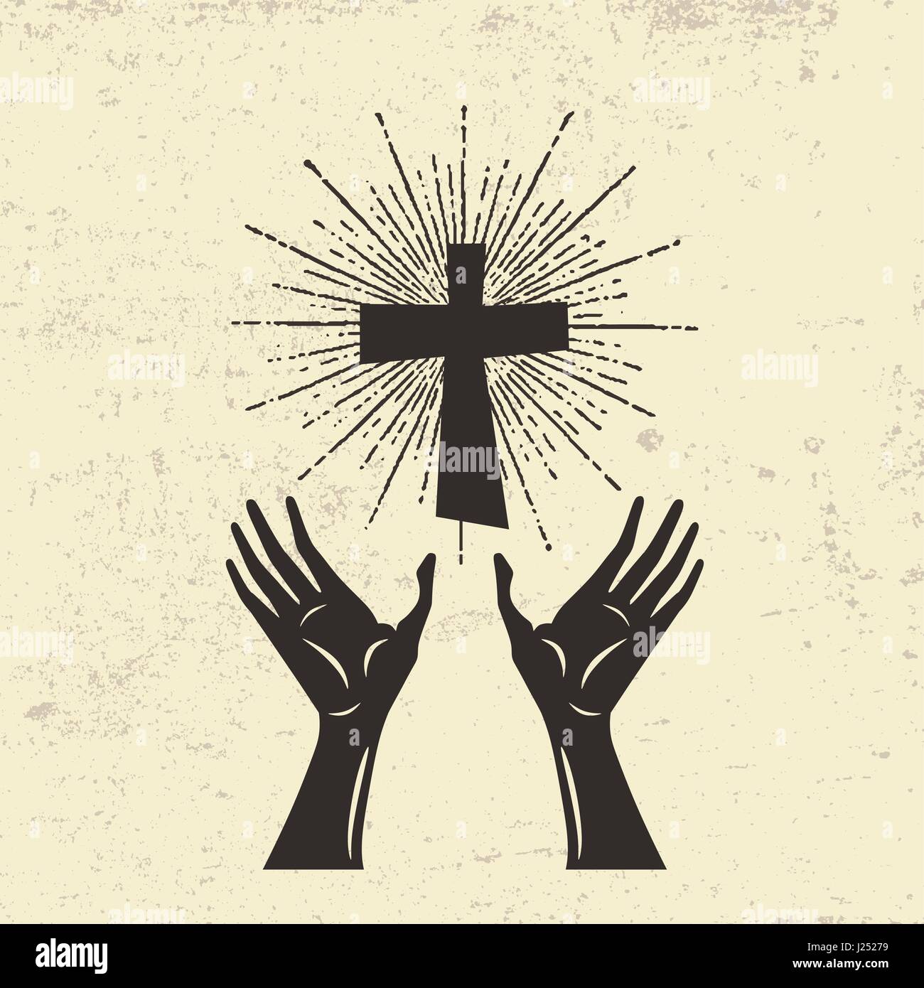 Jesus Hands On The Cross