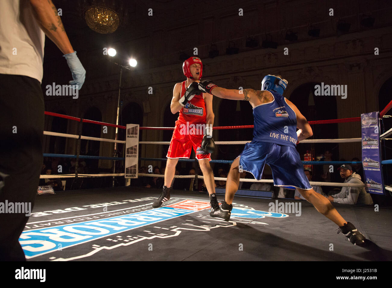 White Collar Fight Club, white-collate boxing event at Stratford Town ...