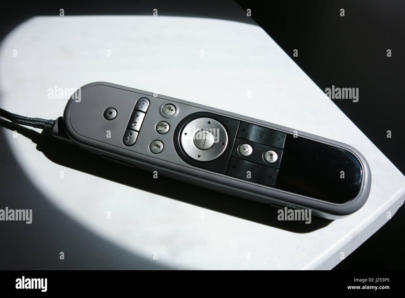 In-flight eentertainment remote control Stock Photo - Alamy