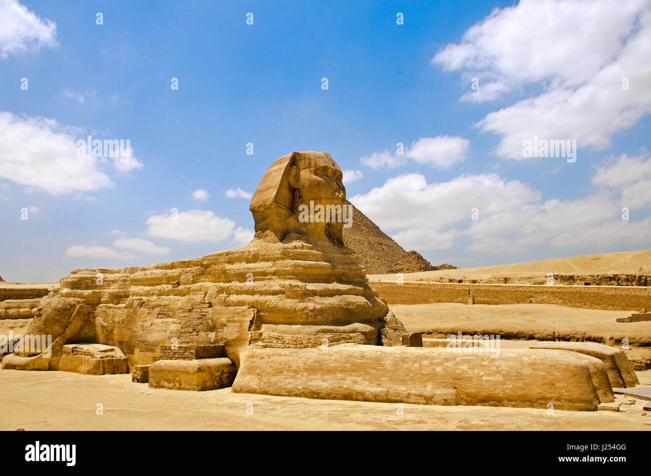 Egypt Great Sphinx Giza Limestone High Resolution Stock Photography and ...