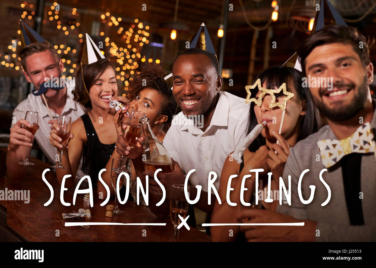 Seasons greetings banner hi-res stock photography and images - Alamy