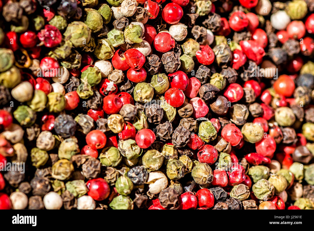 Various pepper mixture Stock Photo - Alamy