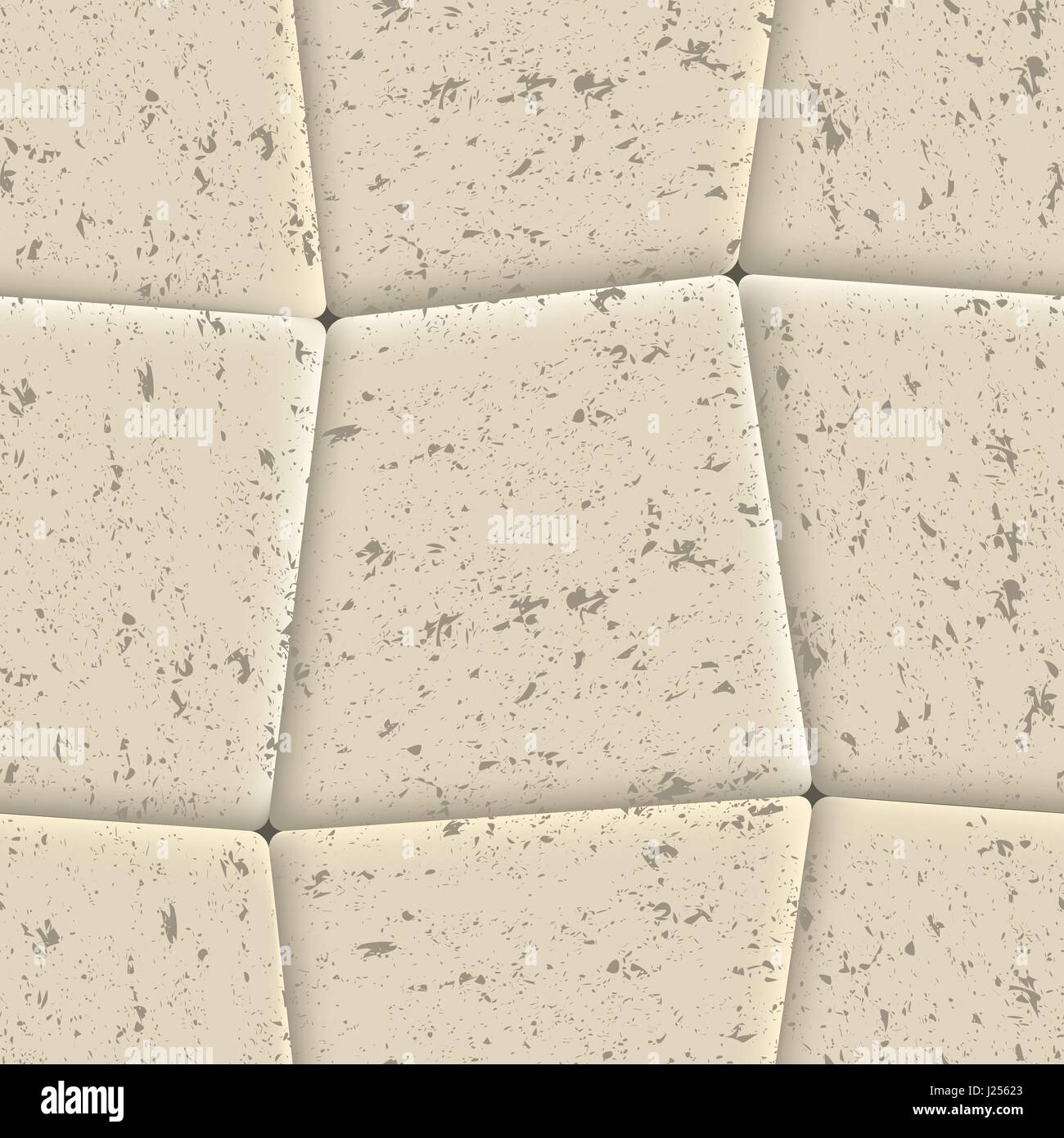 Seamless background of sidewalk tiles, abstract grunge texture, vector ...