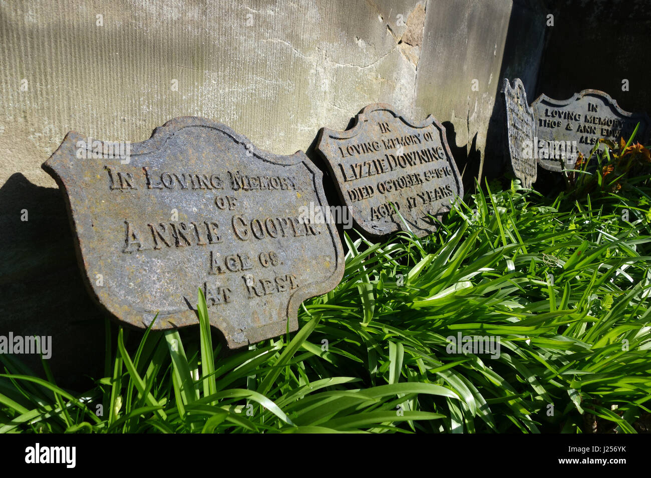 Cast Iron grave plates at Coalbrookdale 19th century Holy Trinity ...