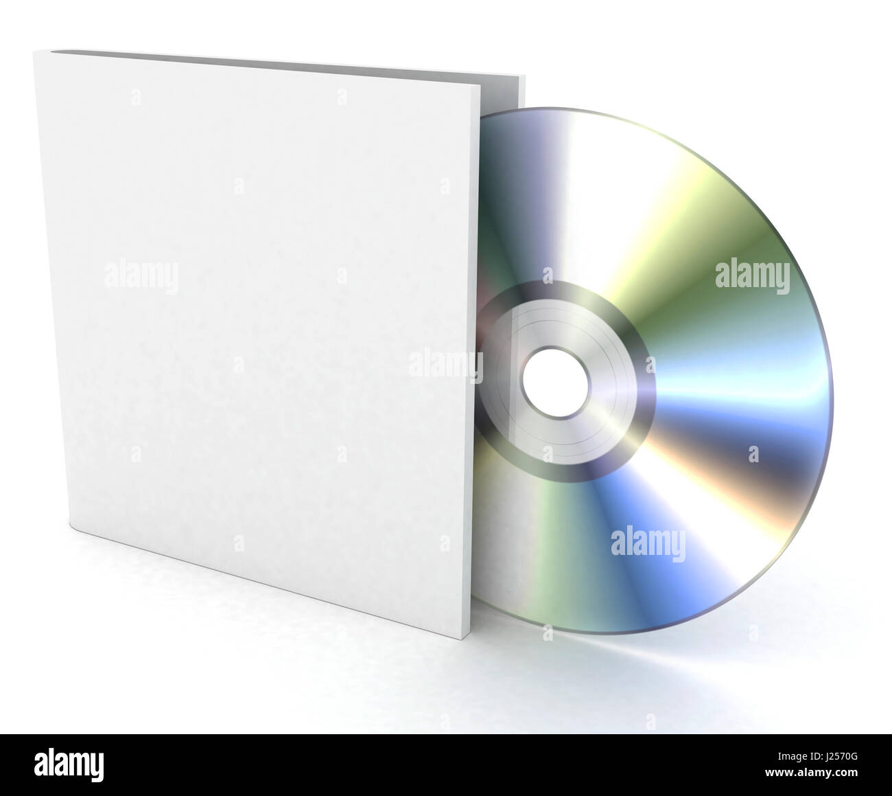 compact disk on a white background Stock Photo - Alamy