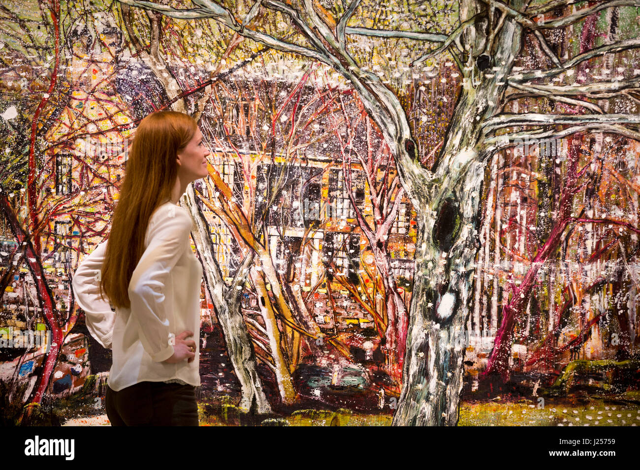 London, UK. 24 April 2017. Rosedale, 1991, by British artist Peter Doig ...