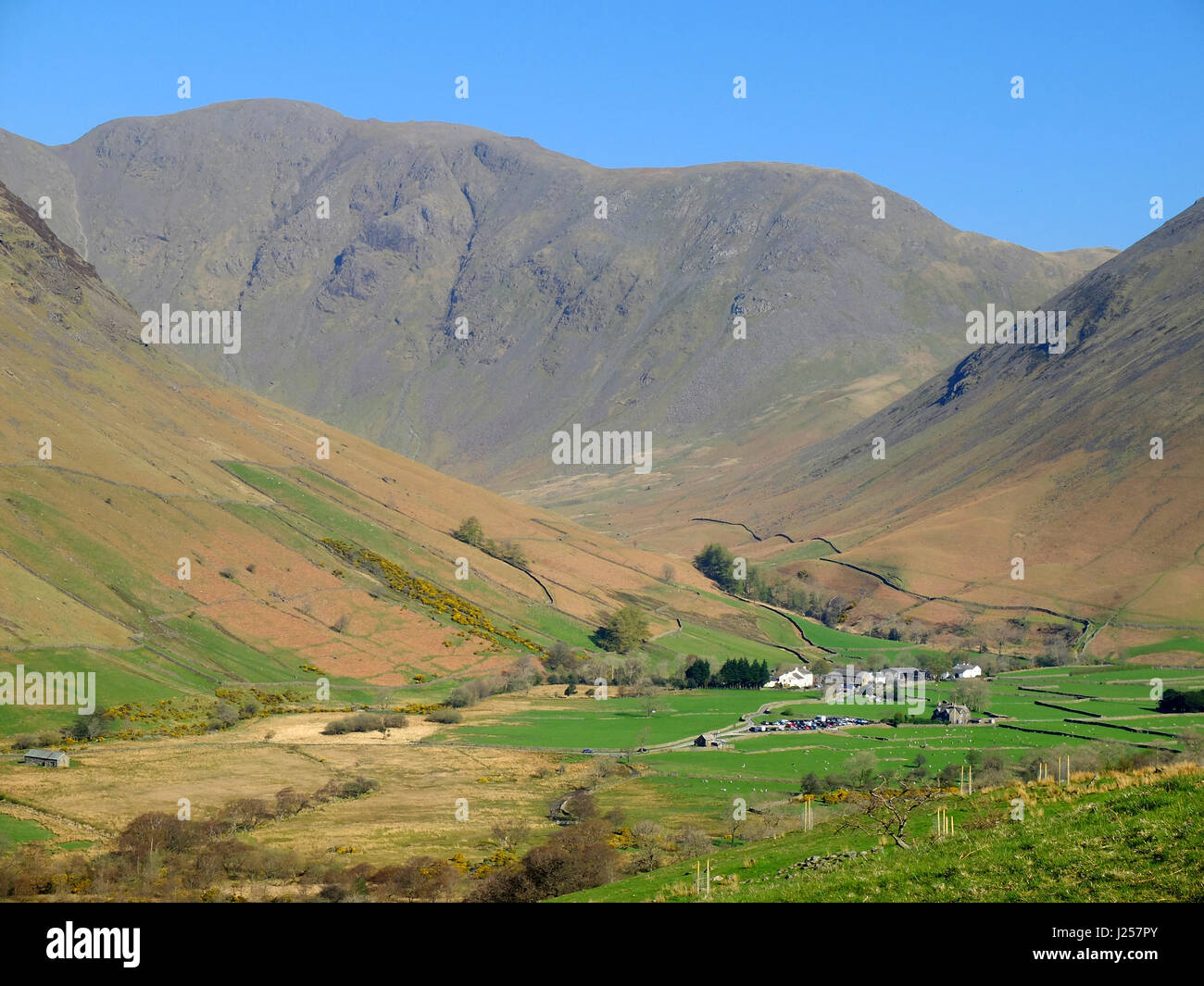 Lake district landscape, Wastdale, Cumbria Stock Photo - Alamy
