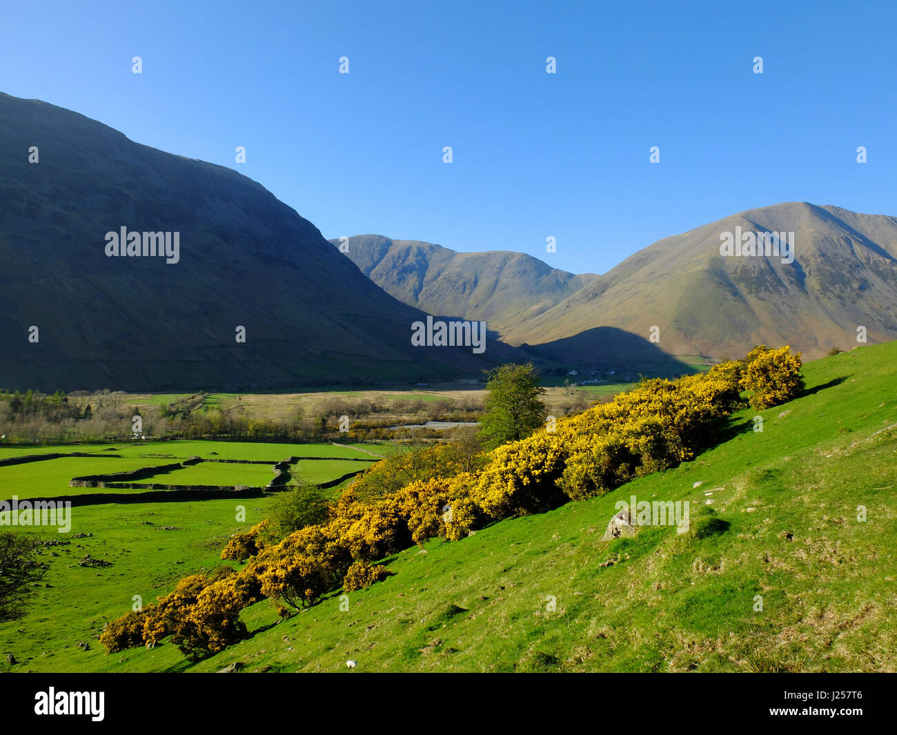 Lake district landscape, Wastdale, Cumbria Stock Photo - Alamy