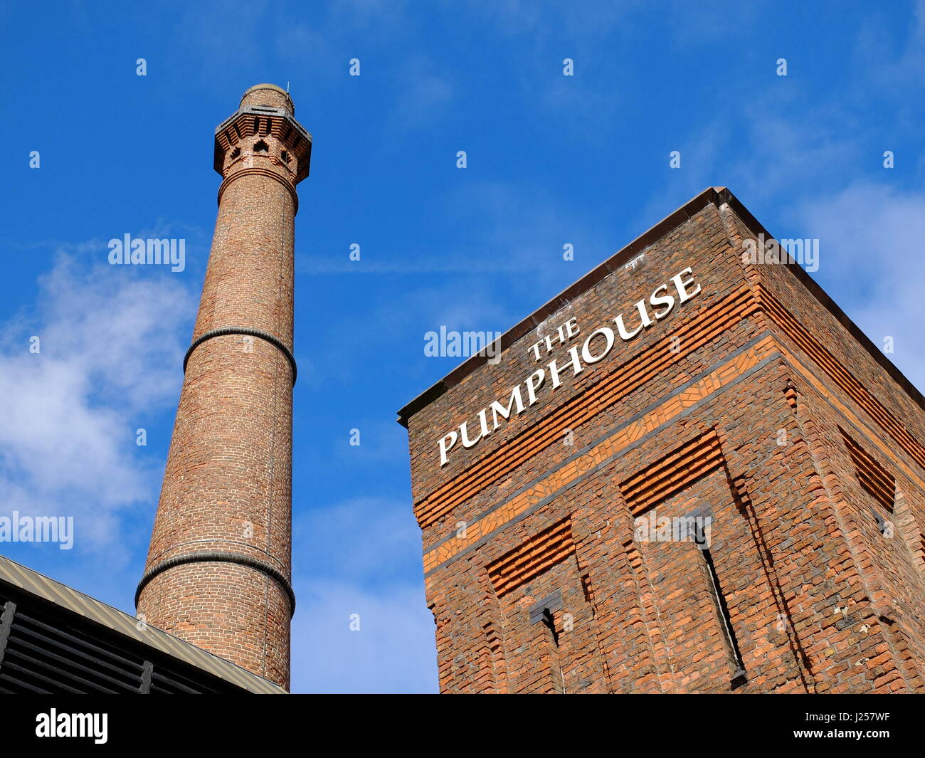 The Pumphouse Restaurant, Albert Dock, Liverpool, Merseyside Stock ...