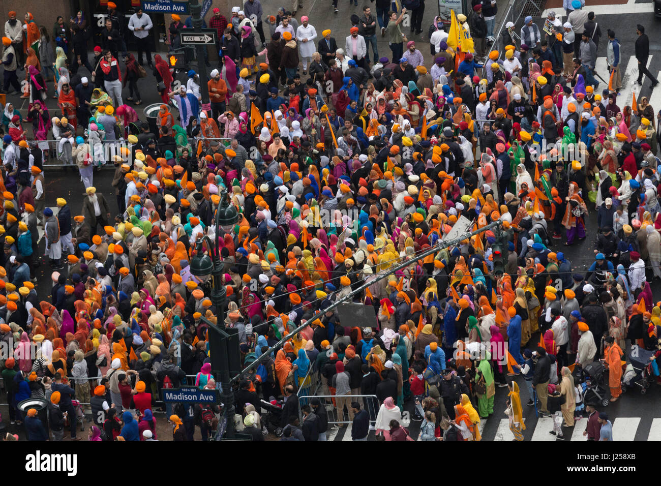 Sikh Day Parade on Madison Avenue, NYC, USA Stock Photo - Alamy