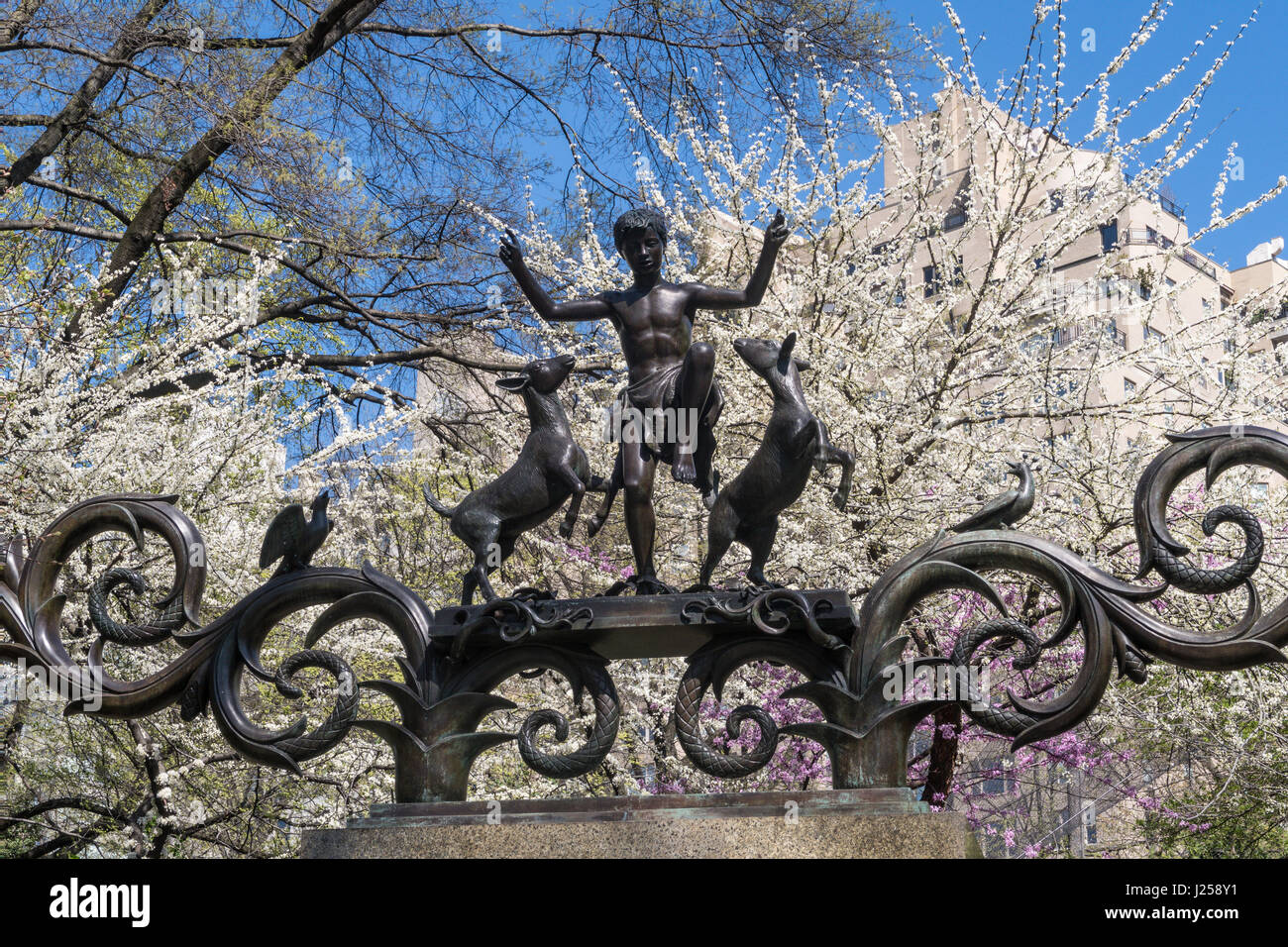 The Lehman Gates are a Bronze Sculptural Landmark at the Children's Zoo ...