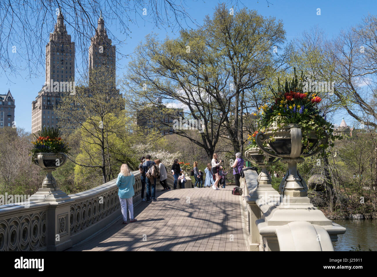 Bow Bridge in Central Park, NYC, USA Stock Photo - Alamy