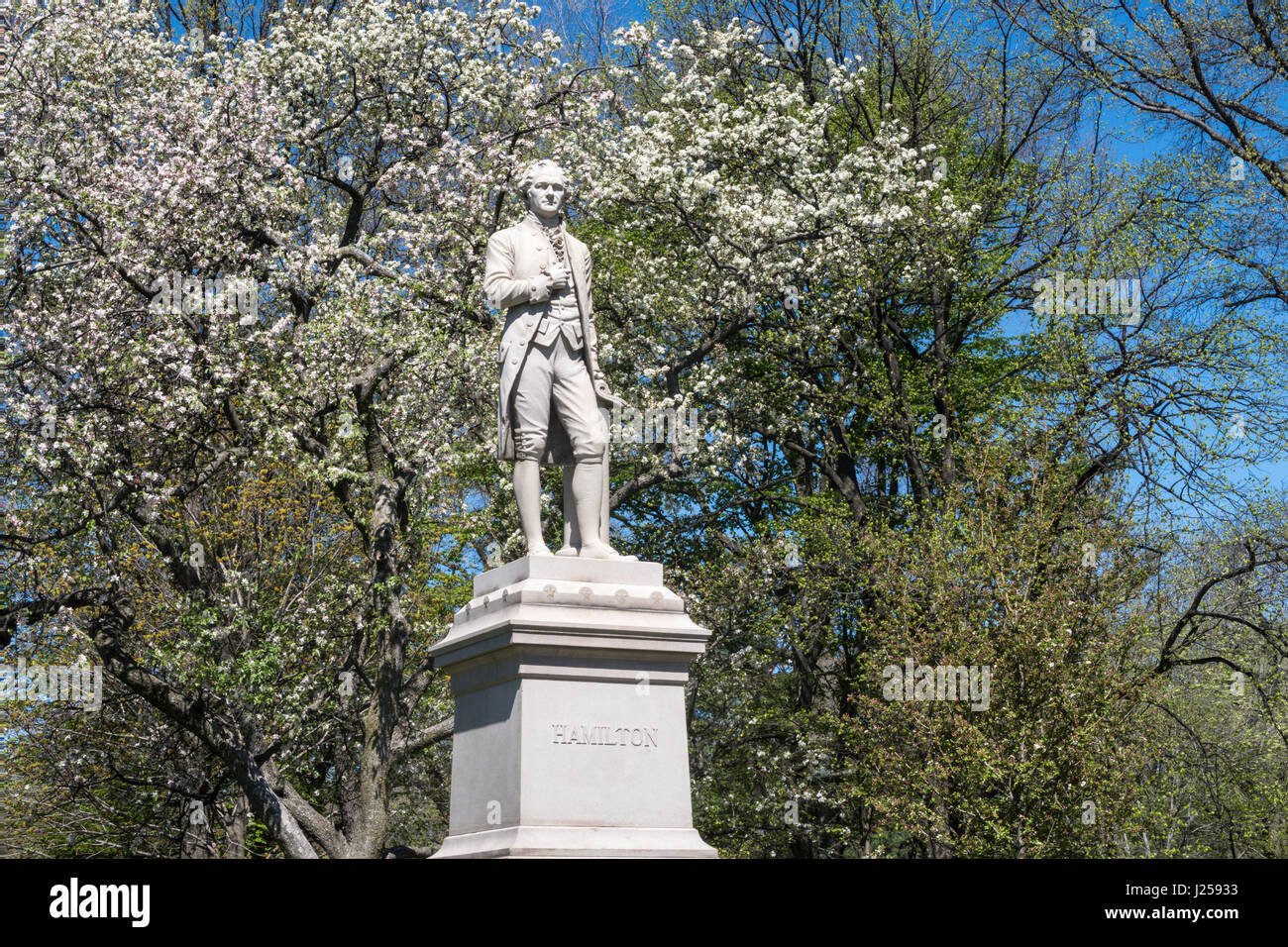 Granite Standing figure (over life-size) of Alexander Hamilton is a ...