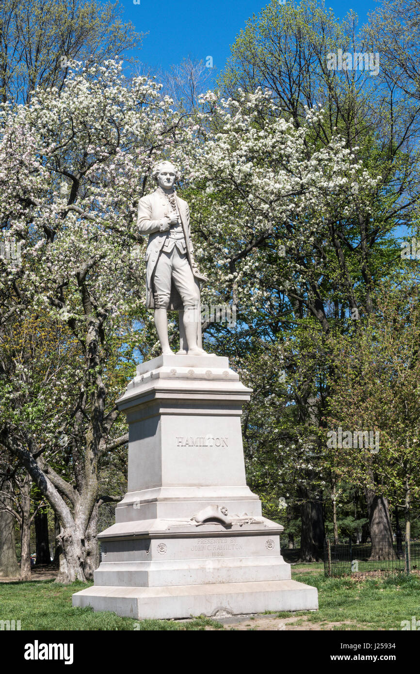 Granite Standing figure (over life-size) of Alexander Hamilton is a ...