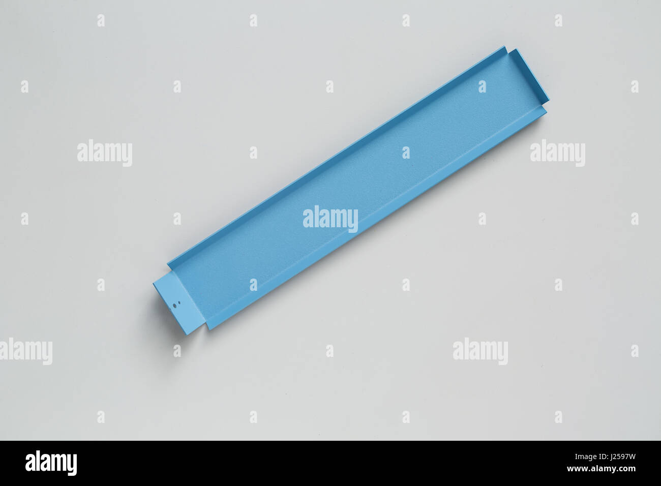 Stylish blue metal support Stock Photo - Alamy