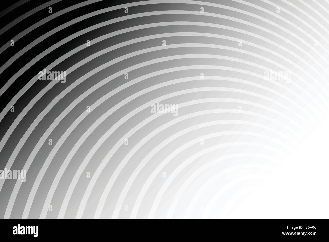 White stripe curve on black background for abstract background concept ...