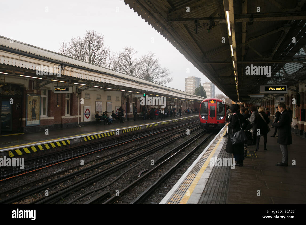 Ambient at london tube outdoors station Stock Photo - Alamy