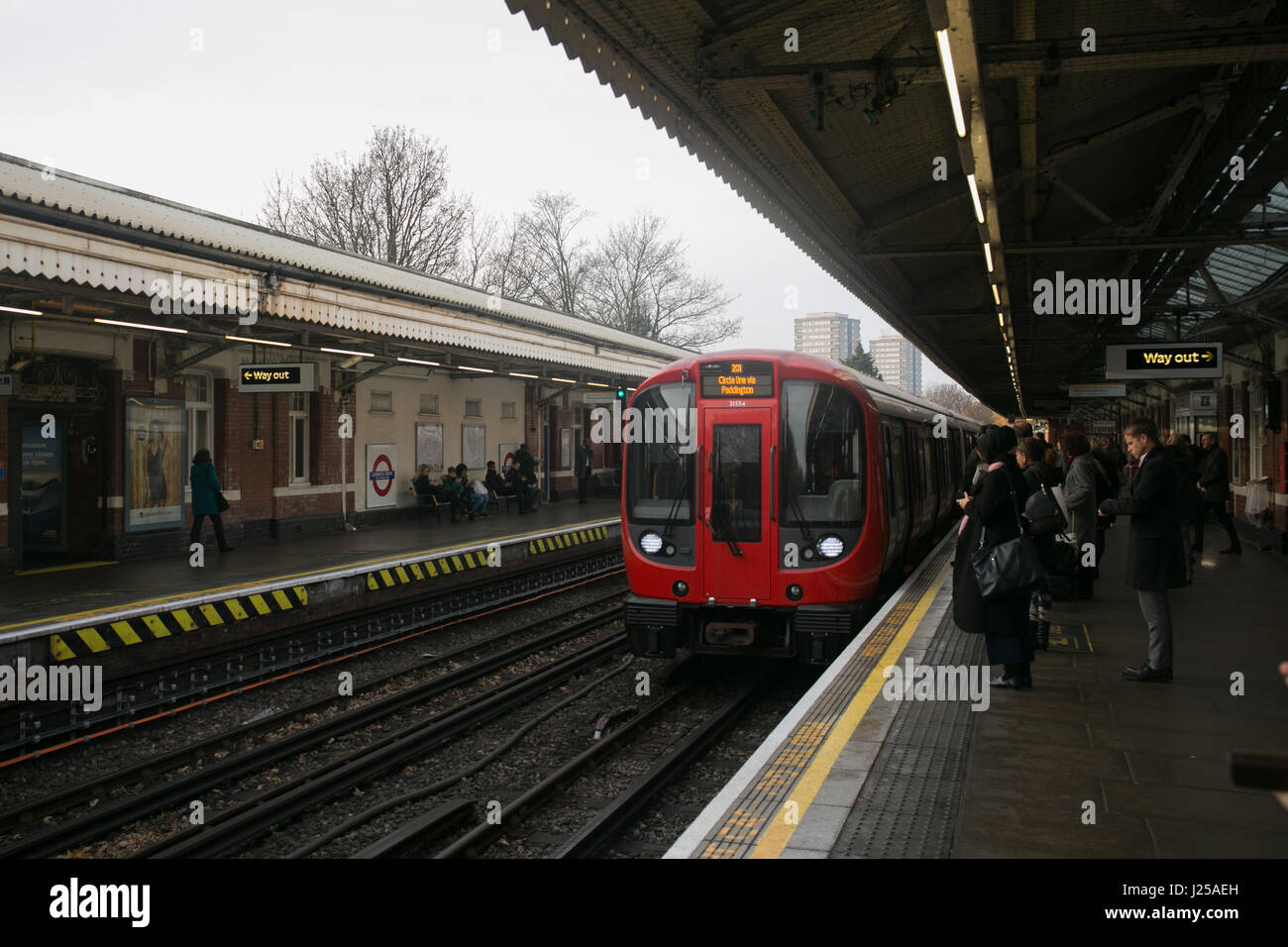 Ambient at london tube outdoors station Stock Photo - Alamy