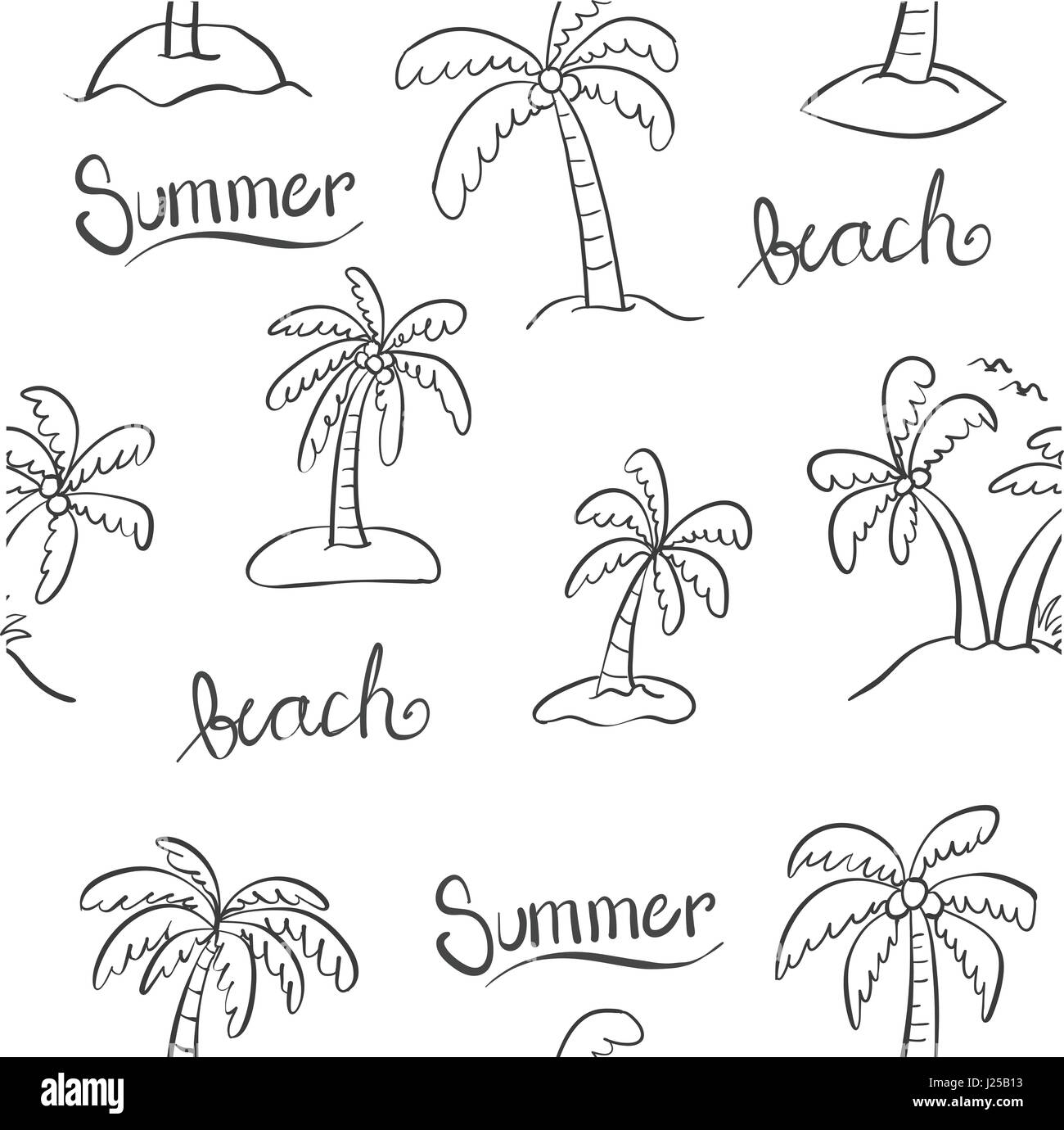 Doodle of palm beach hand draw Stock Vector Image & Art - Alamy Doodle of palm beach hand draw Stock Vector Image & Art - Alamy