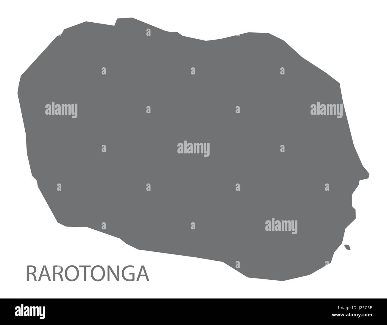 Rarotonga map hi-res stock photography and images - Alamy