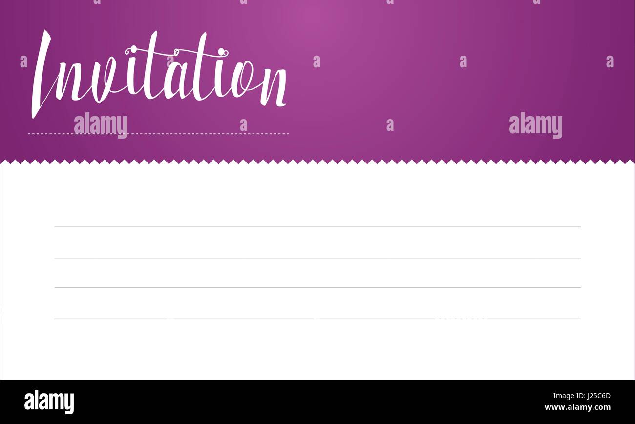 Simple invitation card style collection Stock Vector Image & Art - Alamy