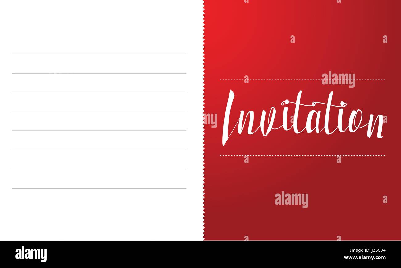 Invitation card style collection art Stock Vector Image & Art - Alamy