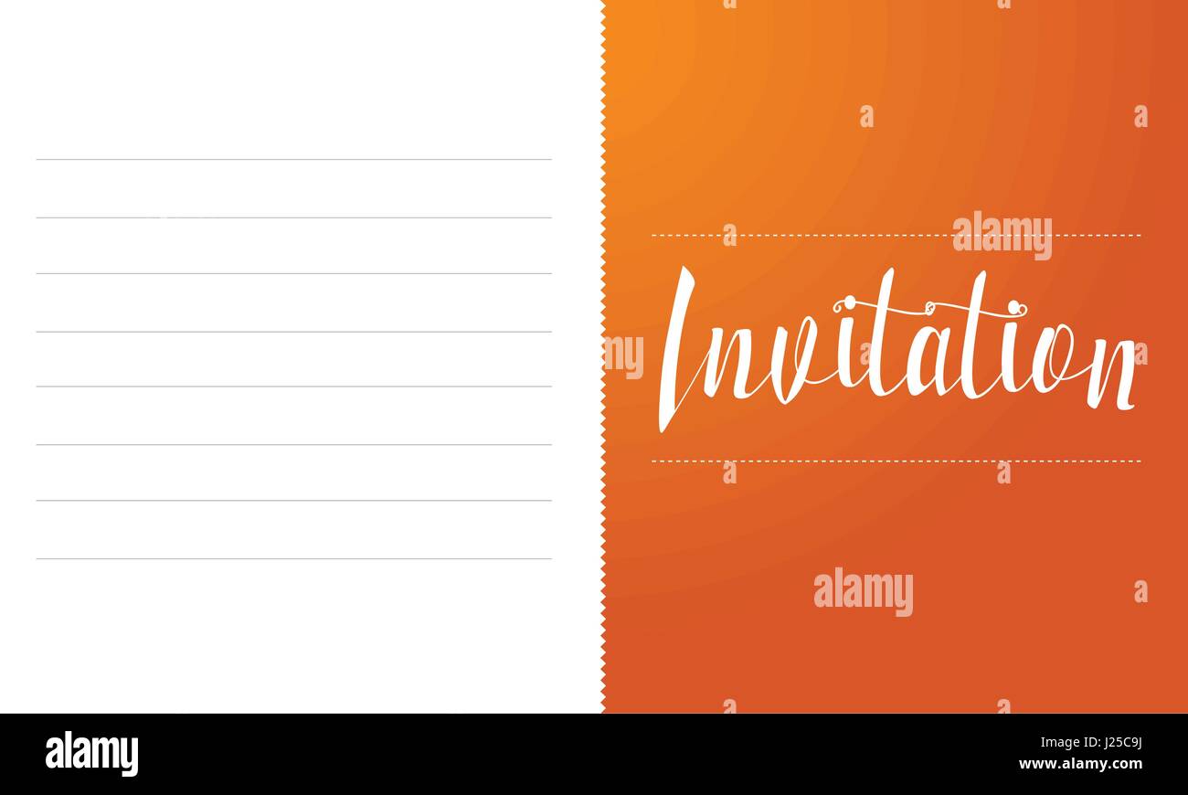 Invitation card simple style collection Stock Vector Image & Art - Alamy