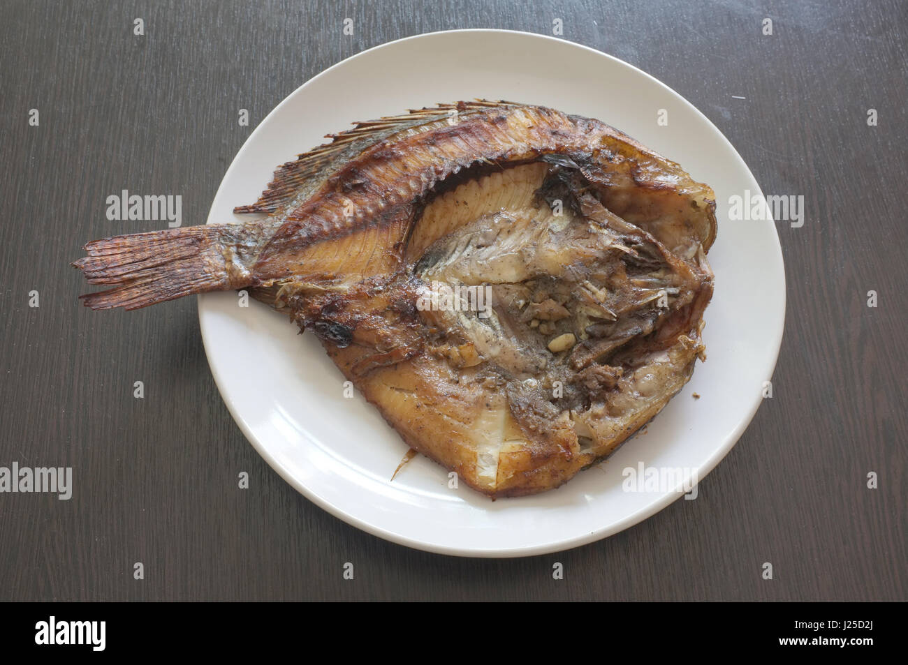 Thai traditional cuisine , Stove Grill fish thai style Stock Photo - Alamy