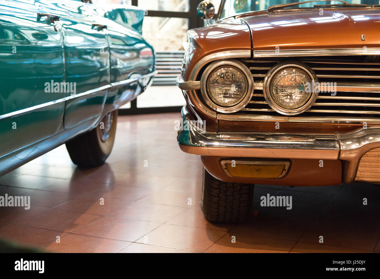 ISTANBUL, TURKEY - APRIL 16, 2017 : View of colored vintage nostalgic ...