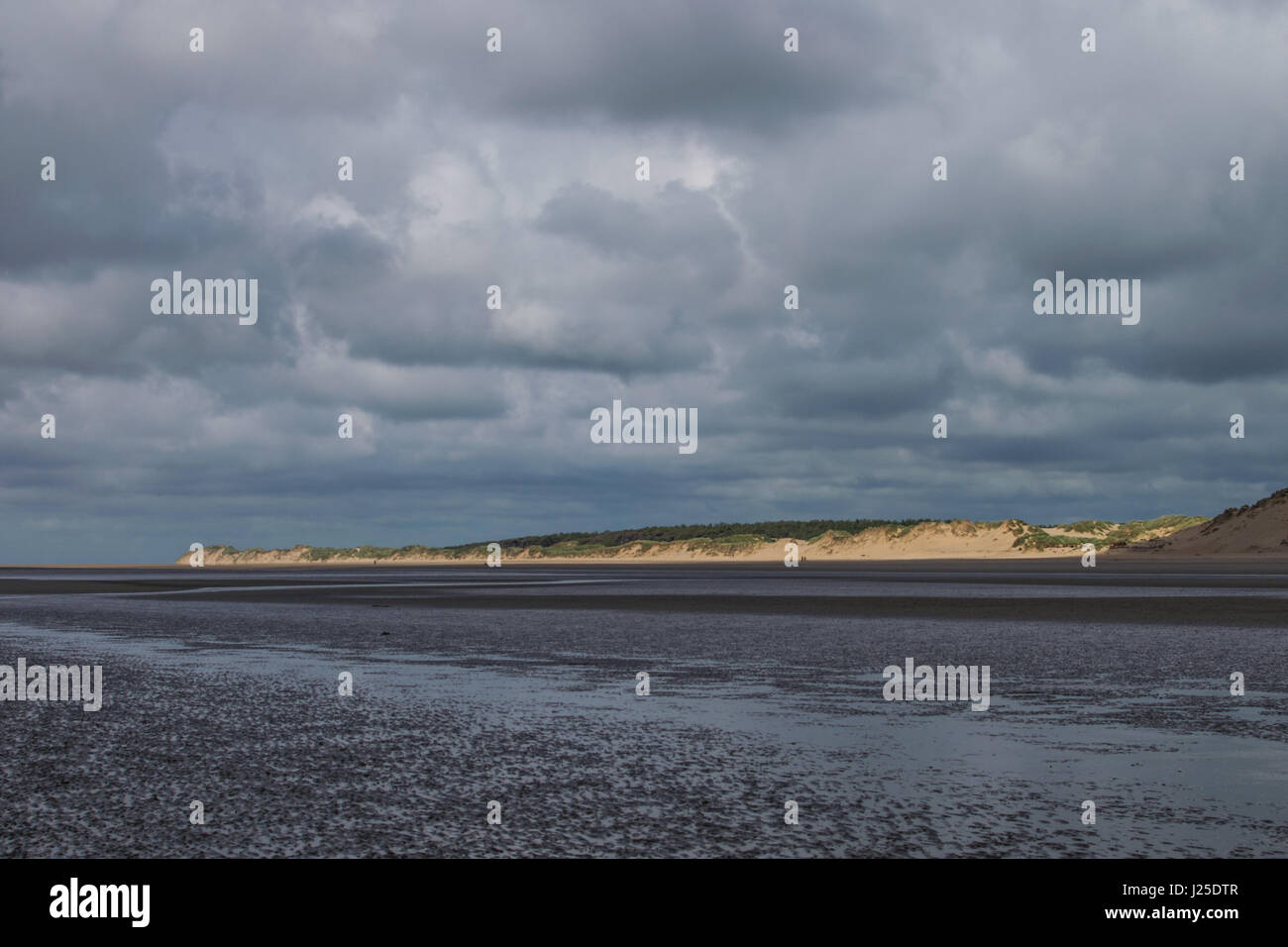 Formby beach windy hi-res stock photography and images - Alamy