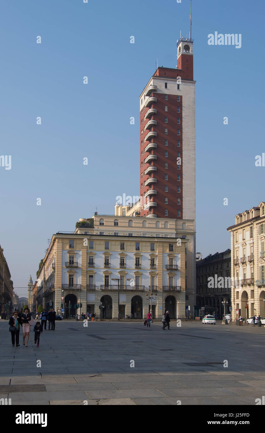 Littoria + tower + turin hi-res stock photography and images - Alamy
