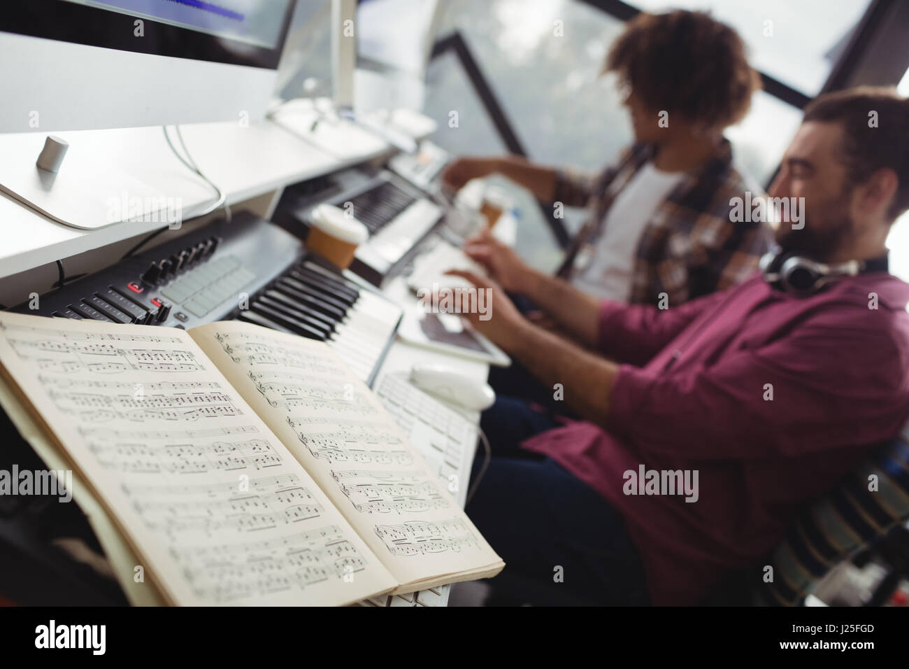 Professional sound engineers console hi-res stock photography and ...