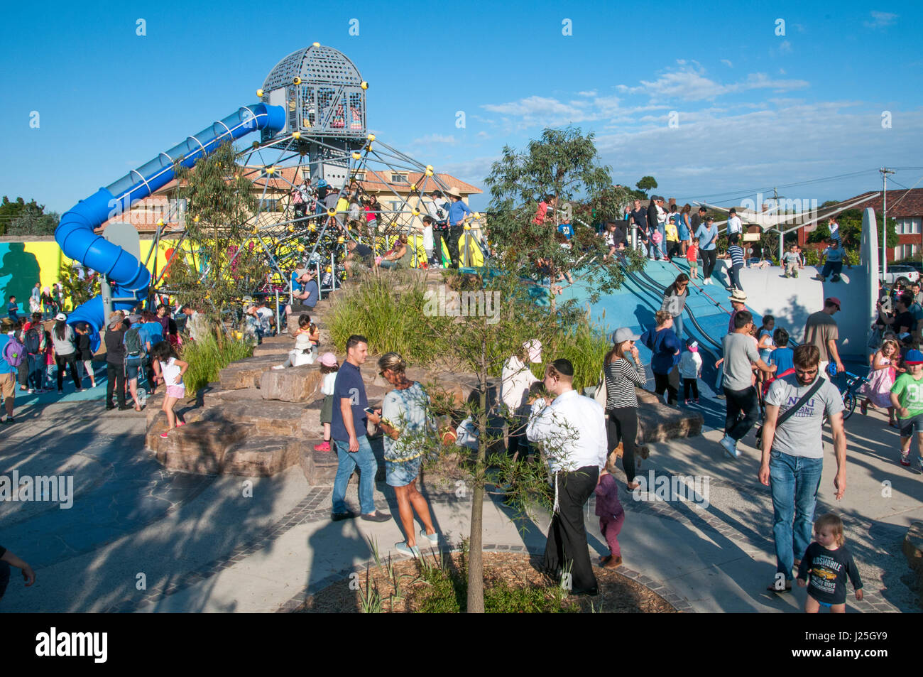 Busy playground hi-res stock photography and images - Alamy