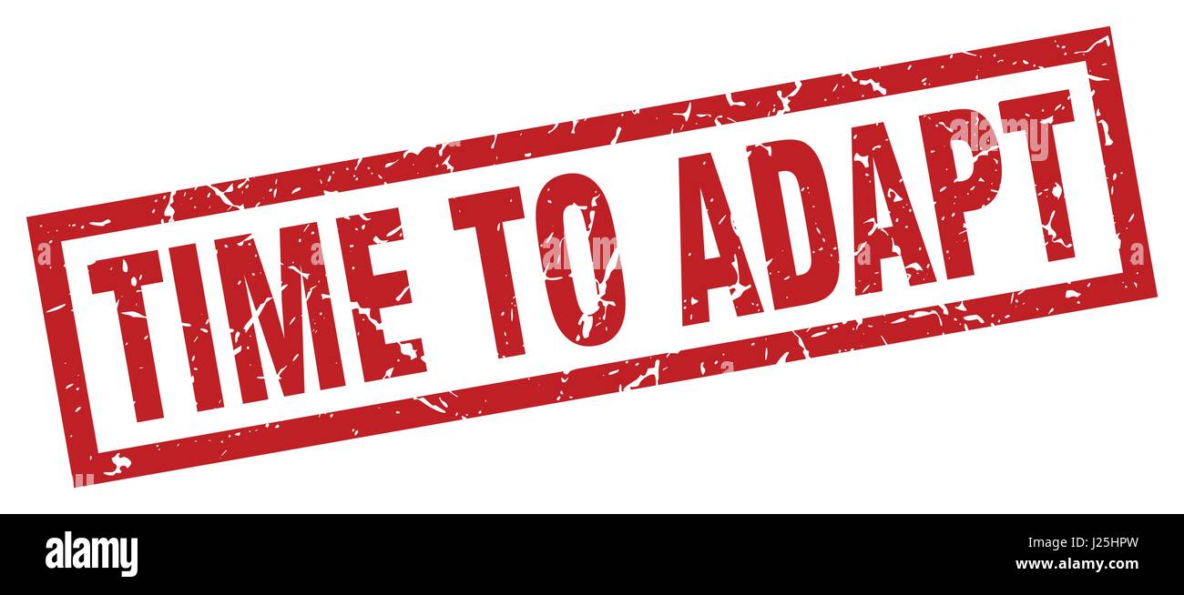 Time for adapt Stock Vector Images - Alamy