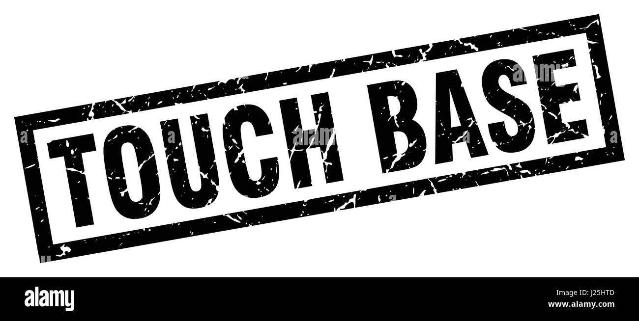 square grunge black touch base stamp Stock Vector Image & Art - Alamy