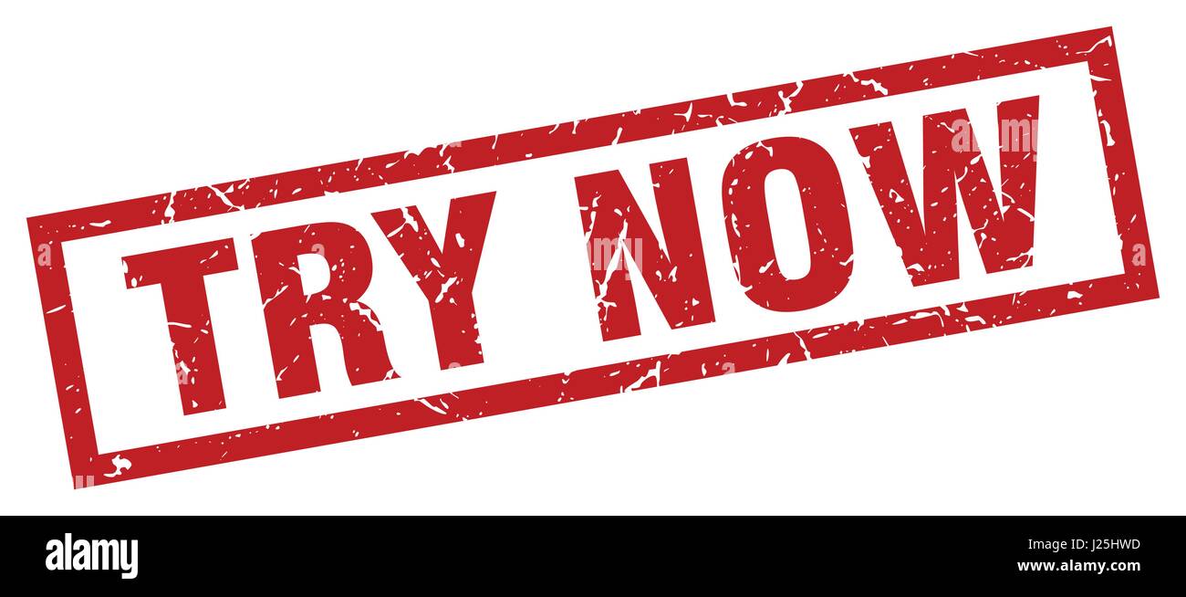 Try it now seal Stock Vector Images - Alamy