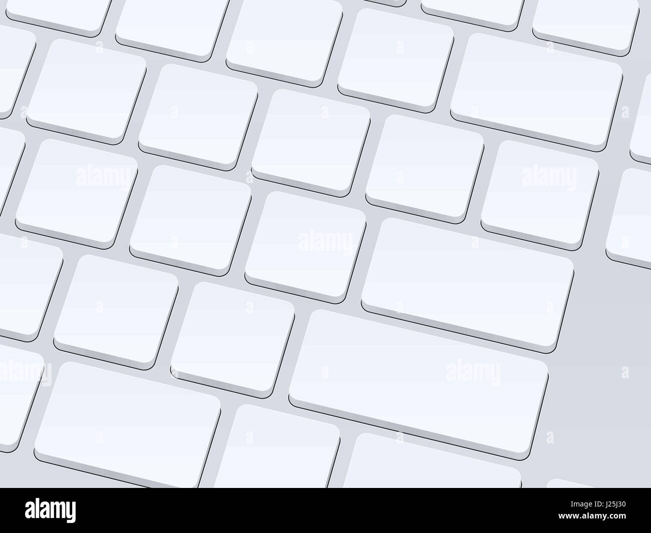 Design of white blank computer keyboard for your corporate projects ...