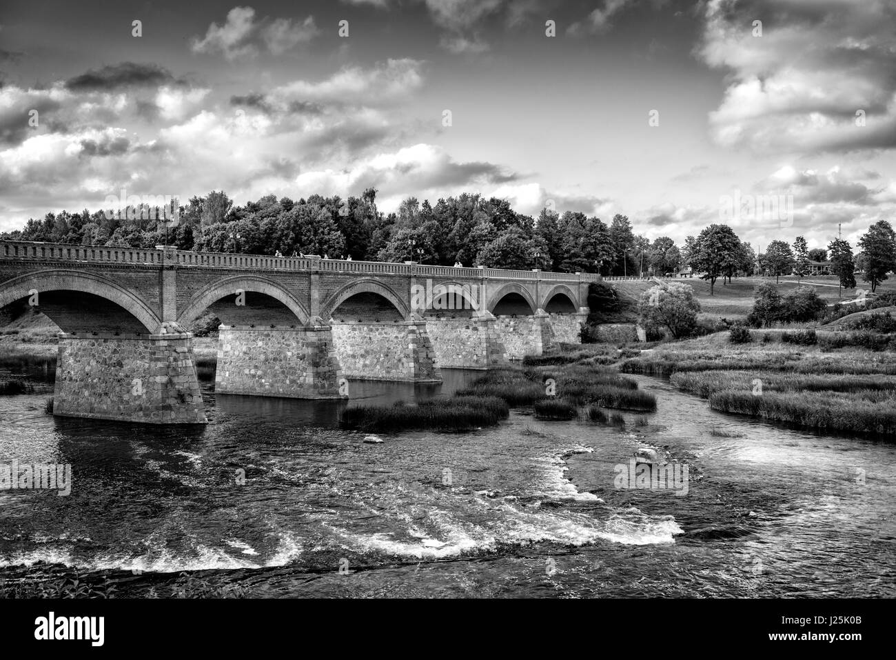 River arches Black and White Stock Photos & Images - Alamy