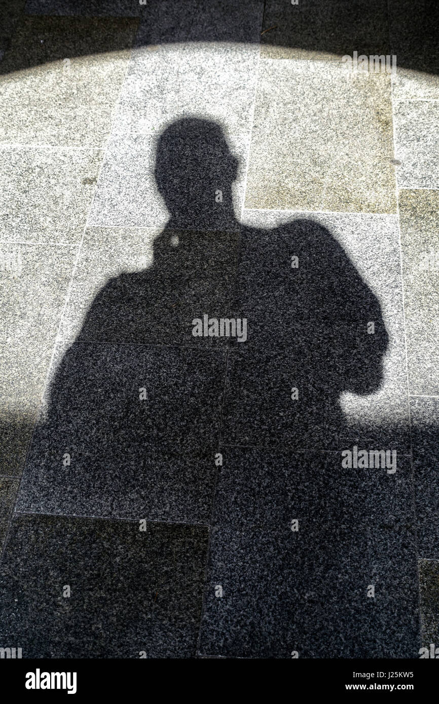 Human shadow on ground hi-res stock photography and images - Alamy