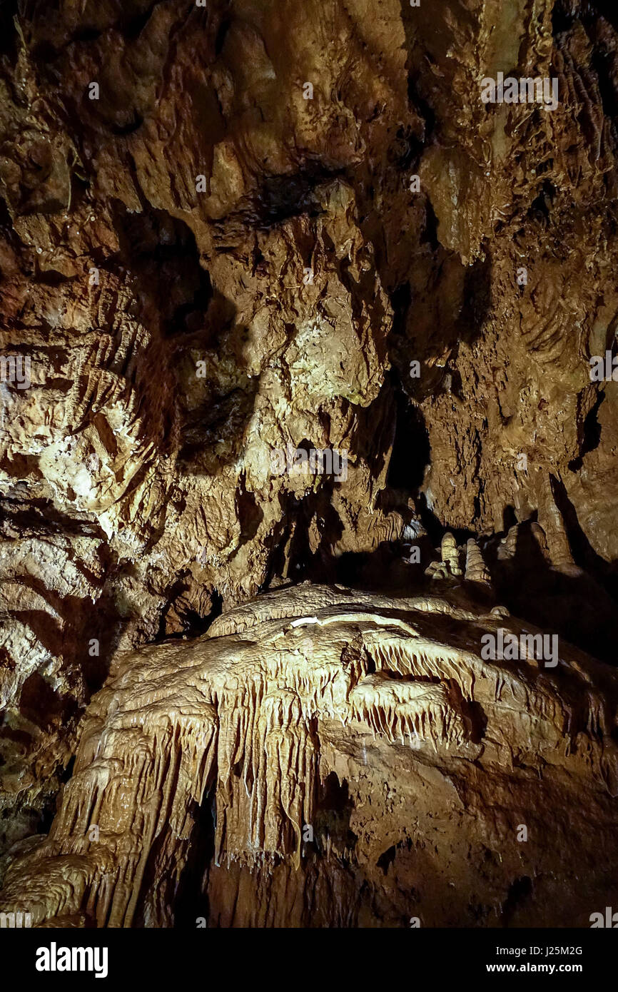 Fantastic stalactite caves and wall relief Stock Photo - Alamy