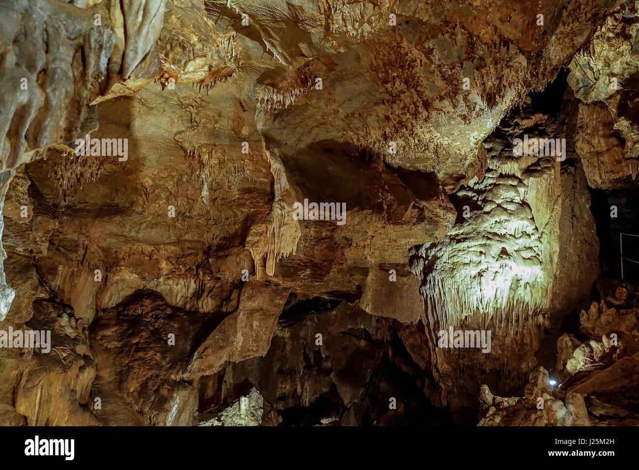 Fantastic stalactite caves and wall relief Stock Photo - Alamy