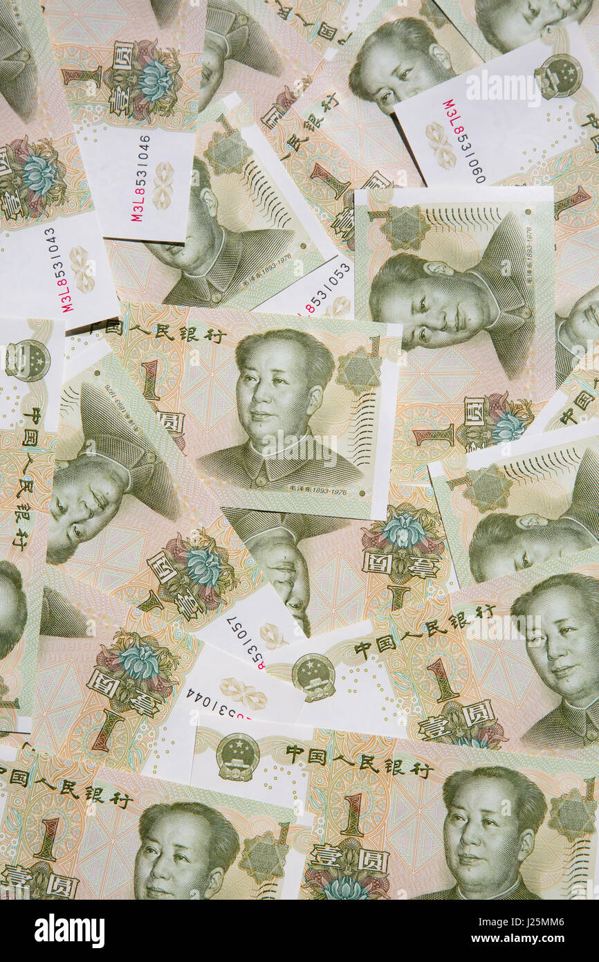 Collection of the chinese banknotes Stock Photo - Alamy