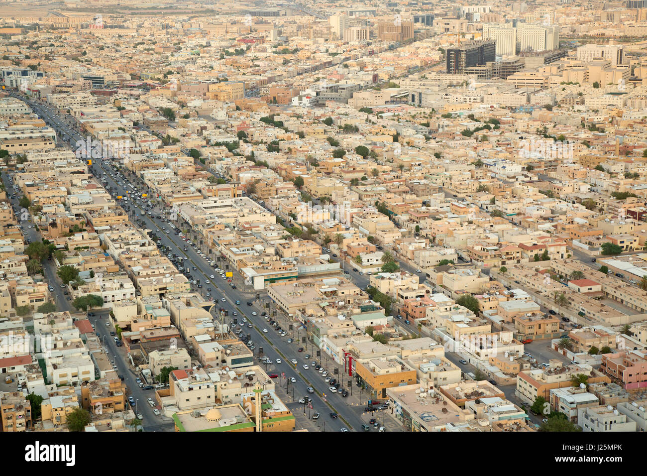 Aerial view of Riyadh downtown Stock Photo - Alamy