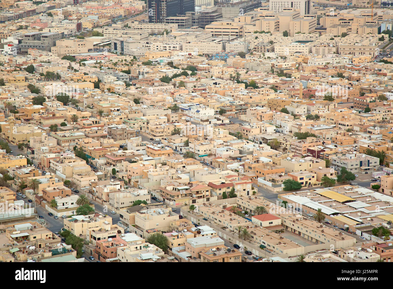 Aerial view of Riyadh downtown Stock Photo - Alamy