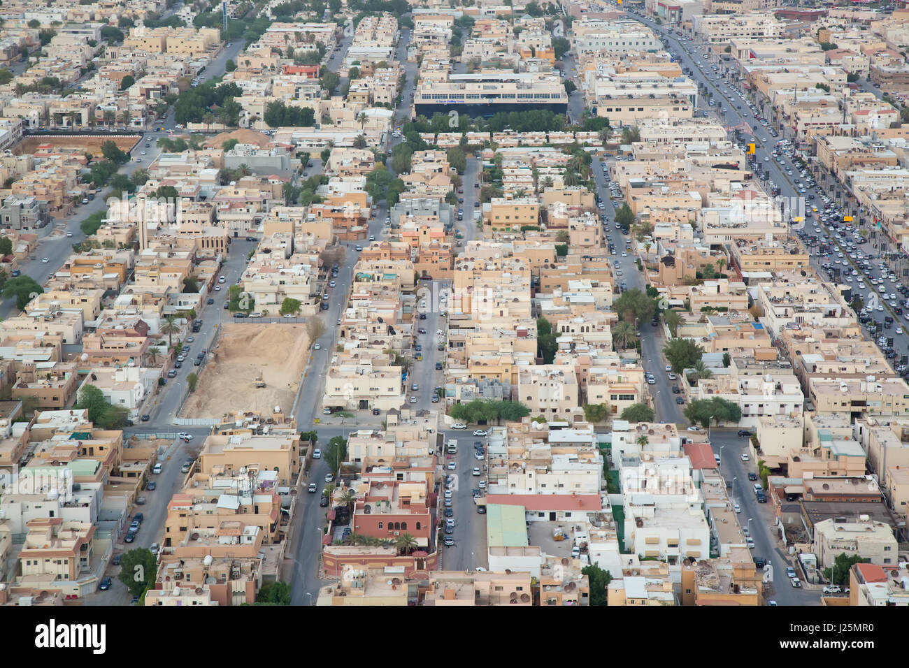 Aerial view of Riyadh downtown Stock Photo - Alamy