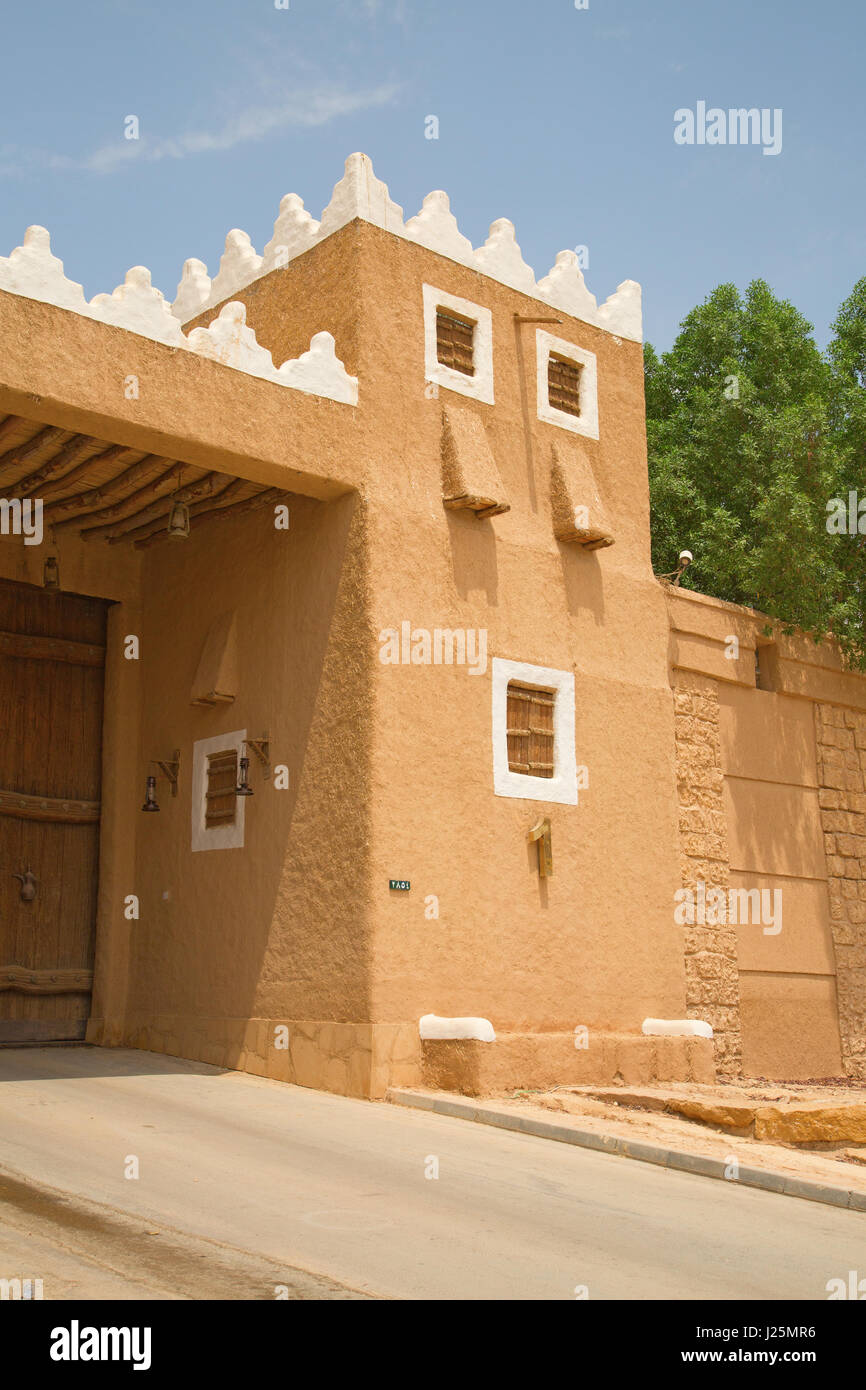 Streets of the old city Diriyah near Ar Riyadh, Kingdom of Saudi Arabia ...