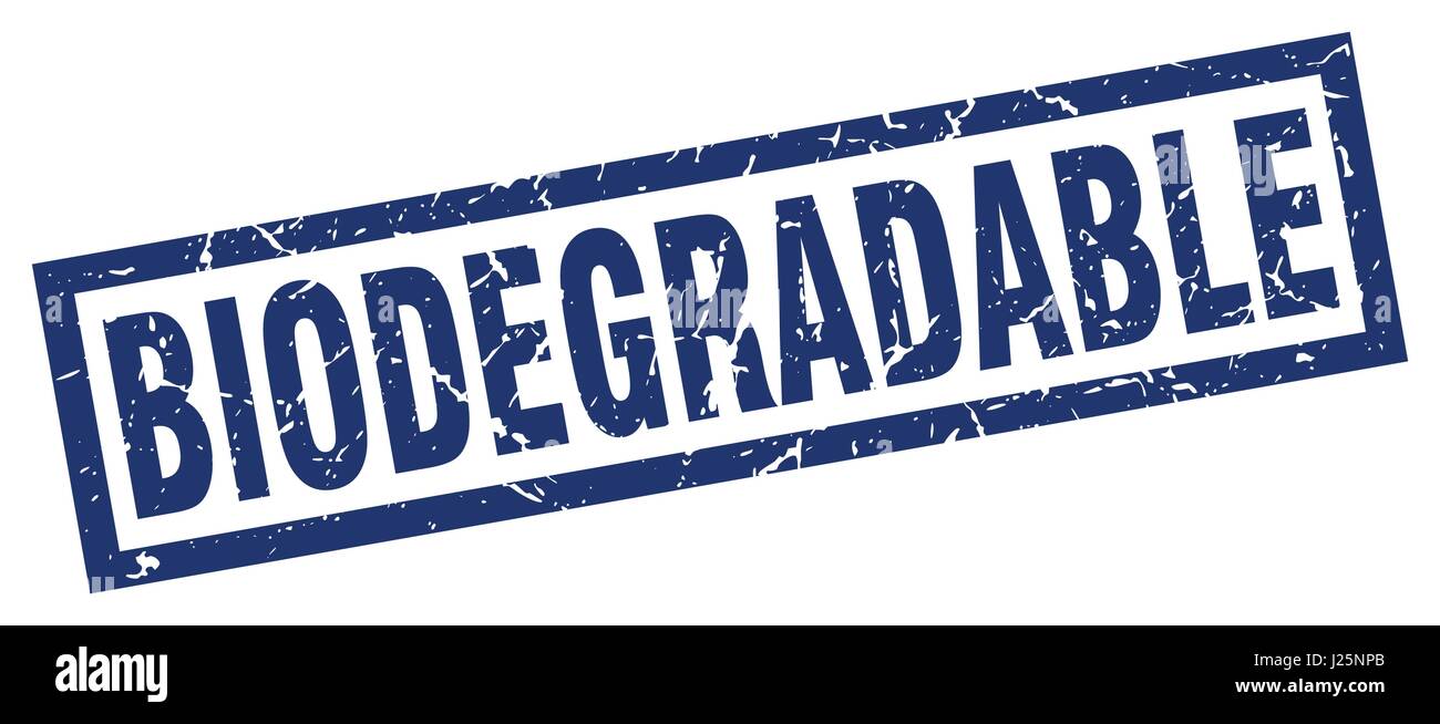 Biodegradable square stamp hi-res stock photography and images - Alamy