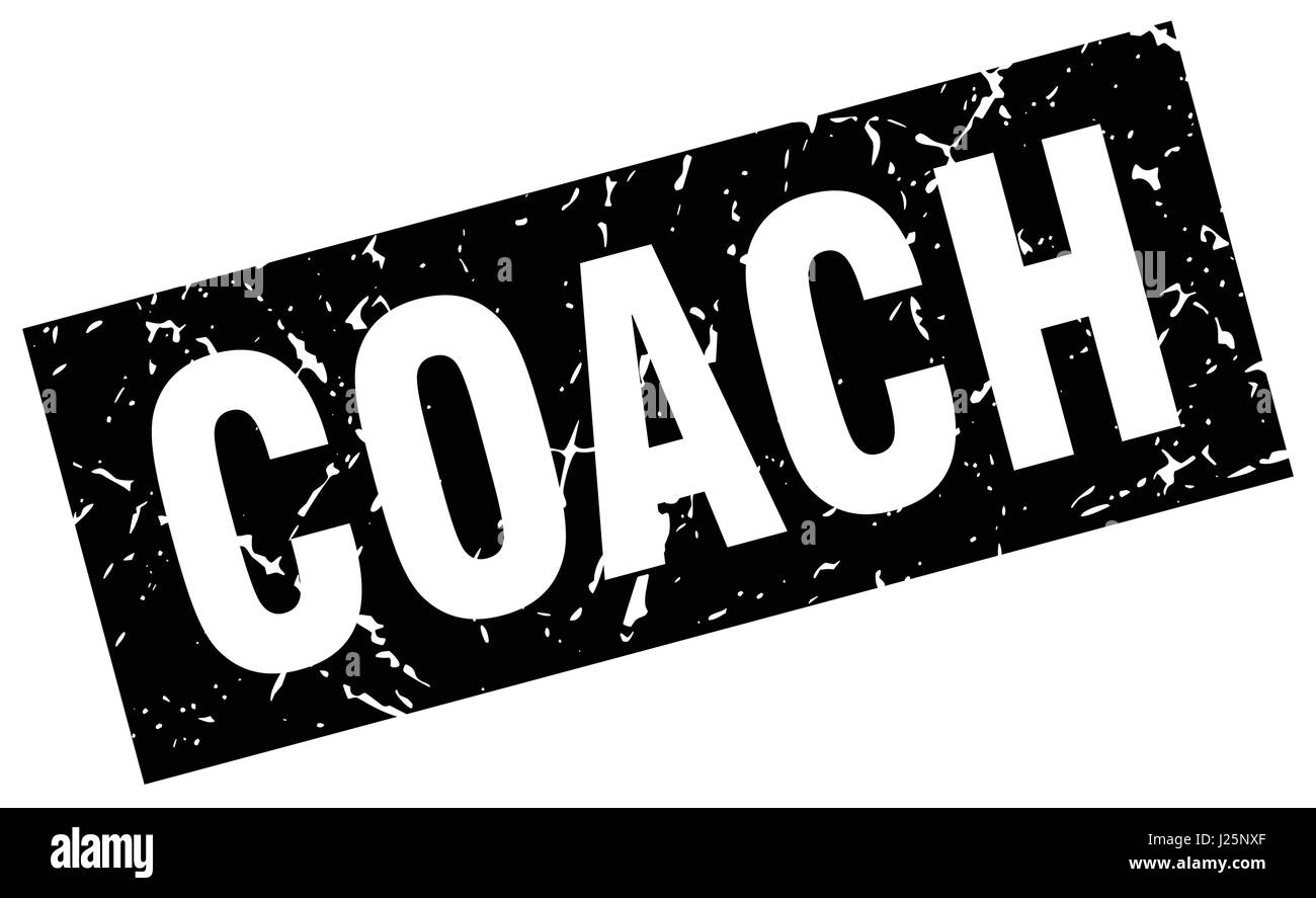 square grunge black coach stamp Stock Vector Image & Art - Alamy