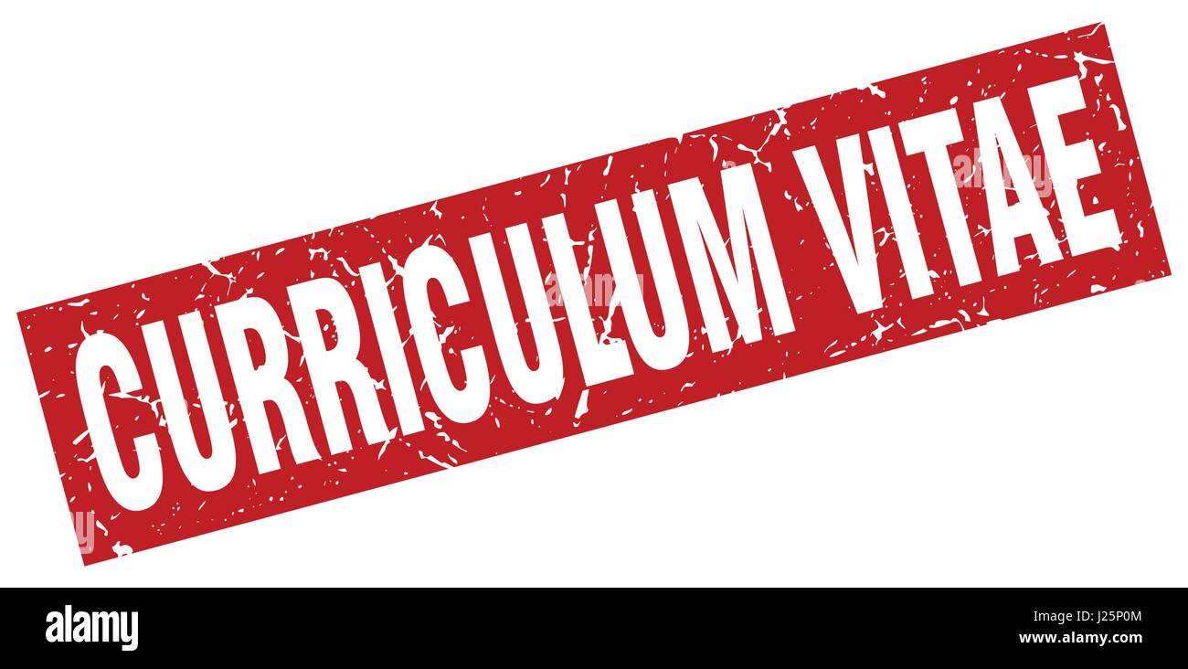 Curriculum vitae seal hi-res stock photography and images - Alamy