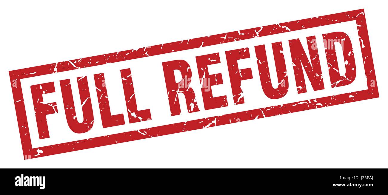 Full refund seal hi-res stock photography and images - Alamy